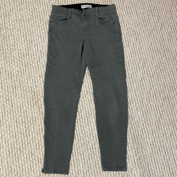 Knox Rose | Pants & Jumpsuits | Knox Rose Size 4 Gray Khaki Green Pants ...